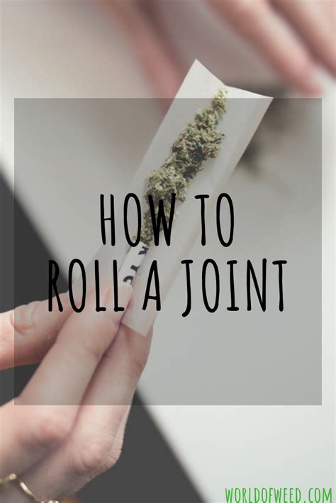 How To Roll A Joint For Beginners