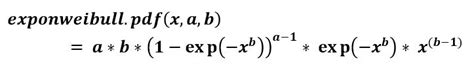 python scipy stats exponweib 用法及代码示例 纯净天空