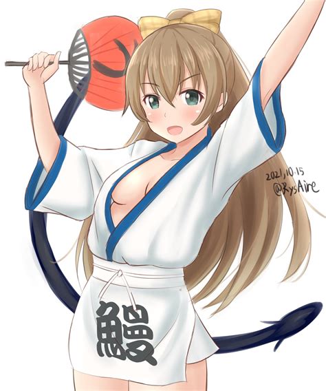 アメさん On Twitter すまねぇ・・今年はウナギじゃないんだ・・・（2h強 艦これ版深夜の真剣お絵描き60分一本勝負 艦これ