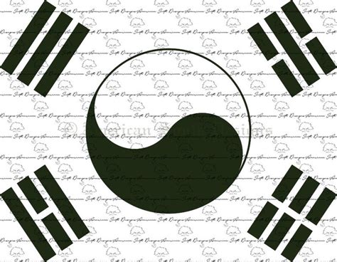 South Korea Flag Svg Digital Files Svg Ai Png Eps Dxf Etsy