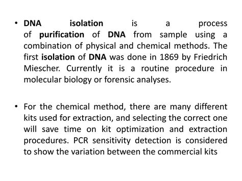 Dna And Rna Extraction Ppt