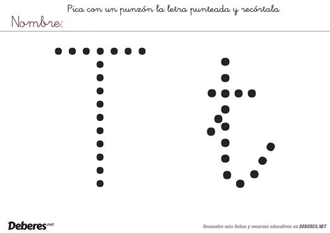 La Letra T Minuscula Para Colorear Moldes De Letras Minusculas