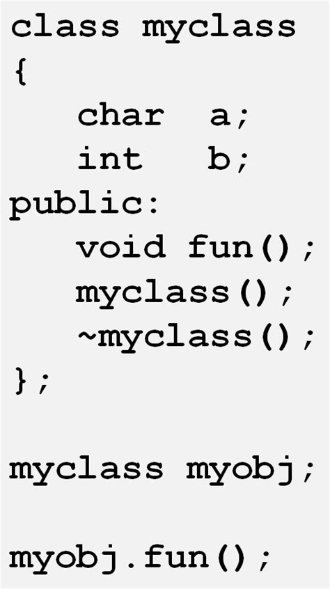 struct vs class in c embedded software