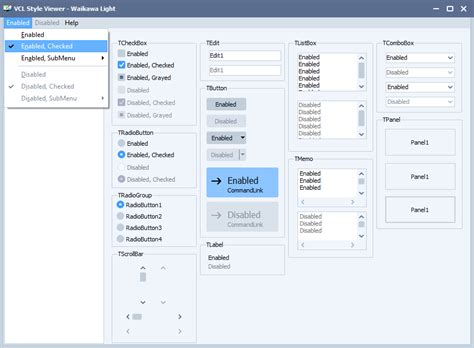 new vcl styles from delphi third party delphi