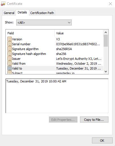 certificate has expired · issue 139 · zalmoxisus remote