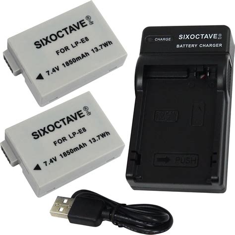 Amazon Wellsky Lp E8 互換バッテリー 1点 ＆ Lc E8 [ 超軽量 ] Usb Type C 急速 互換充電器
