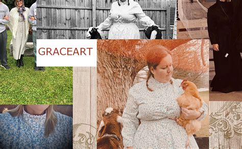 Graceart Victorian Maid Costume Pioneer Women Prairie Dress Peasant