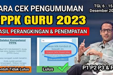 3 Cara Cek Lokasi Penempatan Pppk Guru 2023 Dan 3 Link Wajib Diketahui