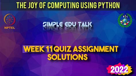 the joy of computing using python week 11 quiz solution with proof