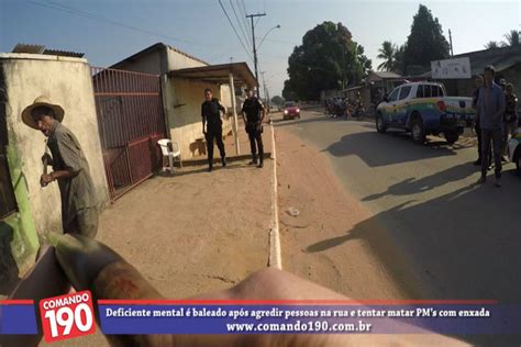 Homem Descontrolado é Baleado Após Agredir Pessoas Na Rua E Tentar