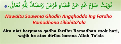 Niat Puasa Ganti Ramadhan Karena Haid Dakwah Islami