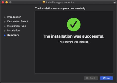 how to install imagys connector on recent apple computers keosys