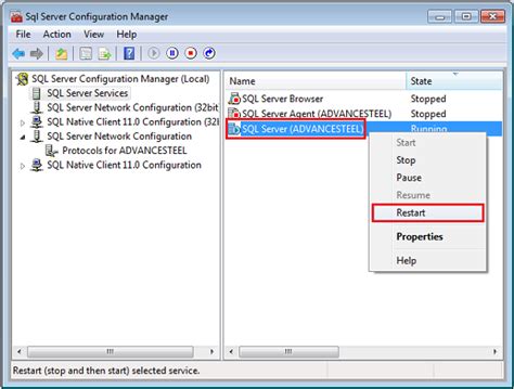 install the sql databases for advance steel on a server advance steel