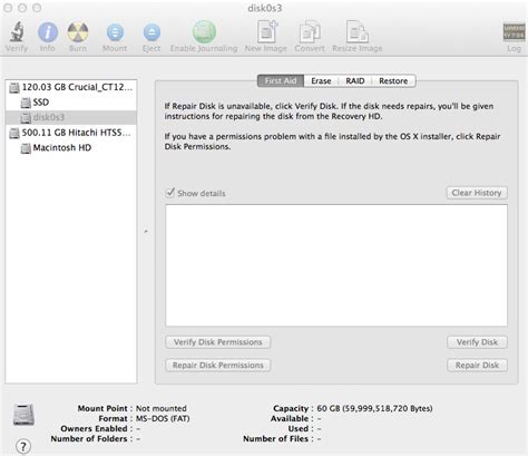 bootcamp partition not visible from osx macrumors forums