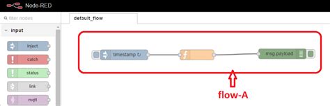 is there any way to hide invisible a flow on node red editor stack