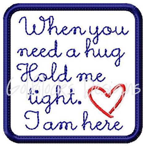 When You Need A Hug Hold Me Tight I Am Here Digital Design To Etsy