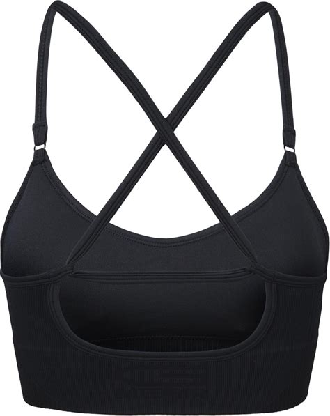 Olivia Seamless Sports Bra Black Gorilla Wear