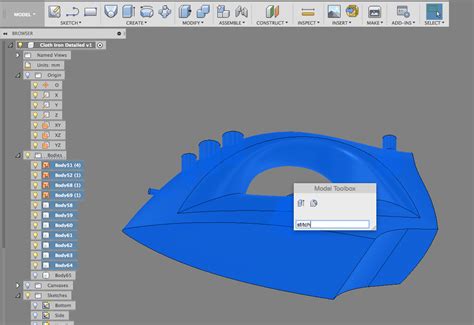 make patch model commands appear in toolbox no matter of mode