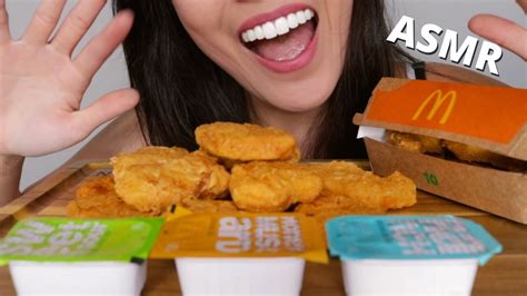 Asmr Mcdonalds Chicken Nuggets Crunchy Crispy Eating Sounds Muffin