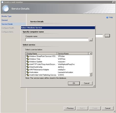 why are services missing from the windows services mp template