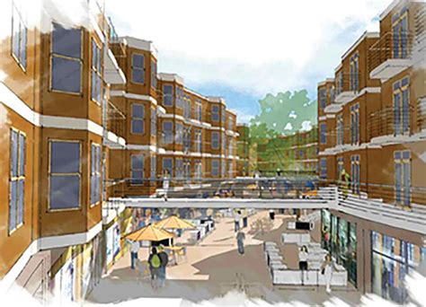 two companies propose multi use buildings with parking housing shops