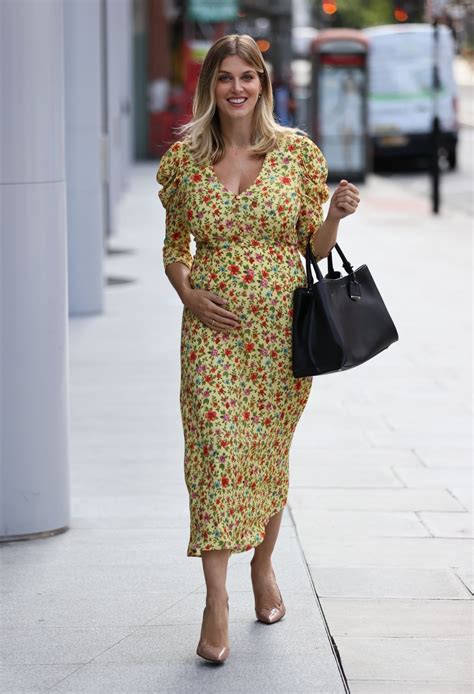 Pregnant Ashley James Leaves Jeremy Vine Show In London 08 05 2020