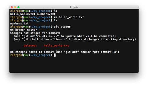 刪除檔案 · git