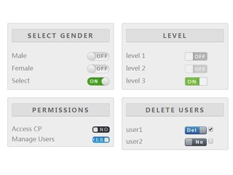 Css3 Animated Jquery Toggle Switch Plugin Rcswitcher Jquery Toggle