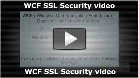 wcf faq part 3 10 security related faq codeproject