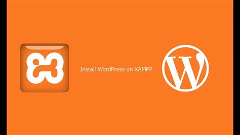 how to install wordpress on xampp localhost youtube
