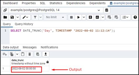 how to use date trunc function in postgresql commandprompt inc
