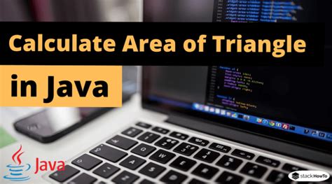 write a java program to calculate the area of triangle