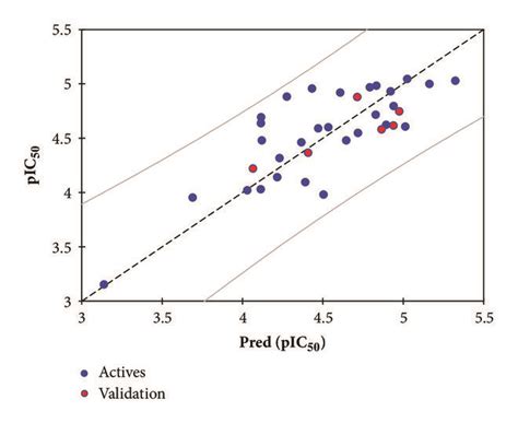 Correlations Of Observed And Predicted Activities Calculated Using Ann