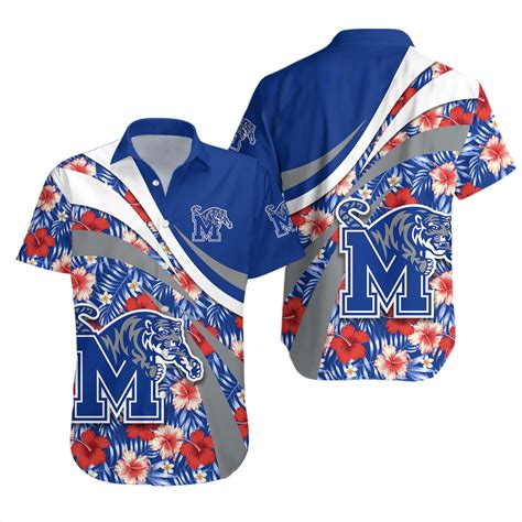 Memphis Tigers Hawaiian Shirt Set Hibiscus Sport Style Meteew