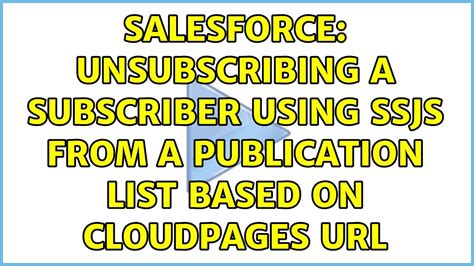 salesforce unsubscribing a subscriber using ssjs from a publication