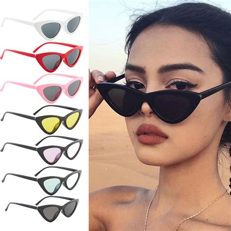 Y Triangle Cat Eye Sunglasses For Women Polarized Sun Glasses Vintage