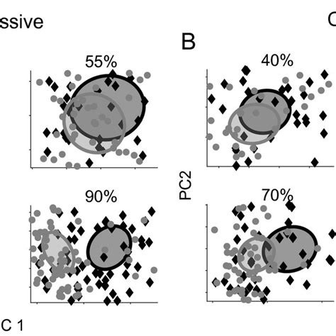 Low Dimensional Representation Of Subcategories In It Neural Population