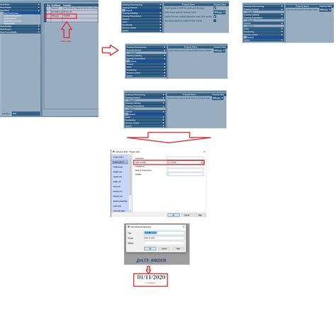 solved customize title block token attribute date filename