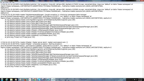 solved hbase master dying after startup cloudera community 112544