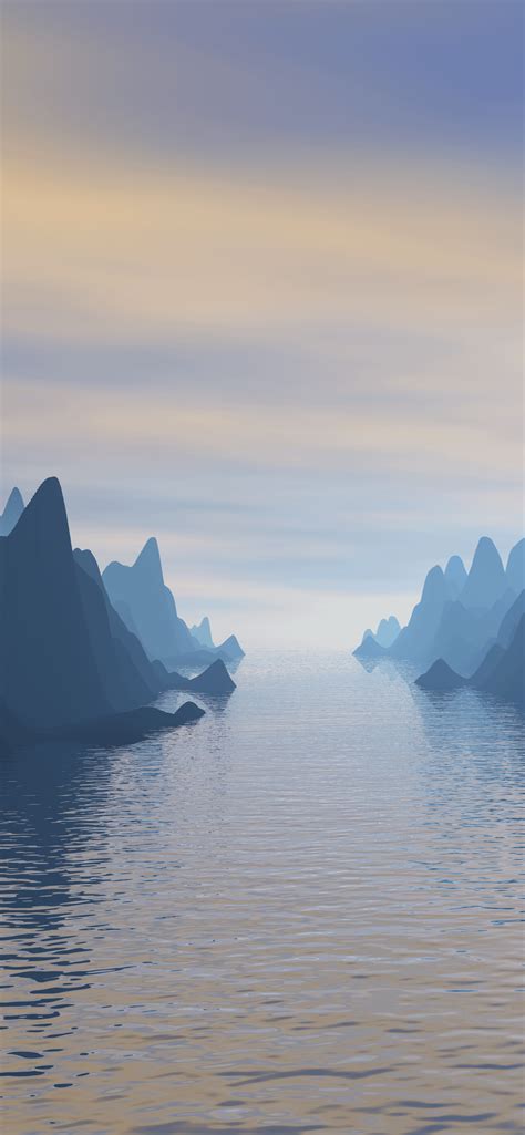 1242x2688 90s Raytraced Landscape Day Iphone Xs Max Hd 4k Wallpapers