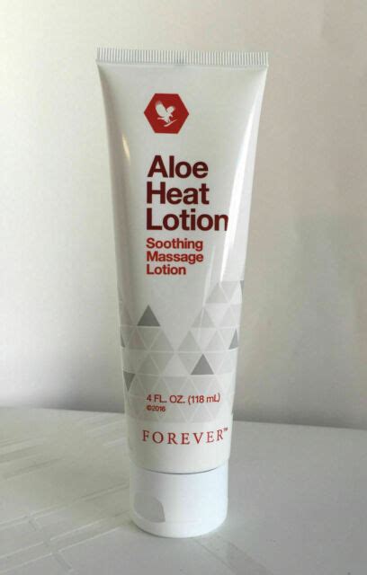 Forever Living Aloe Heat Lotion 4 Oz Each Tube For Soothing Massage