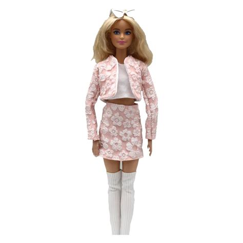 New 30cm 1 6 Doll Flower Top Dress Daily Wear Accessories Clothes For