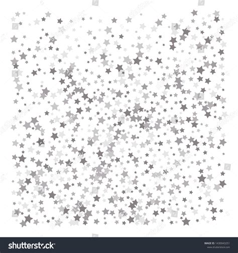 Silver Glitter Falling Stars Silver Sparkle 库存矢量图（免版税）1430043251