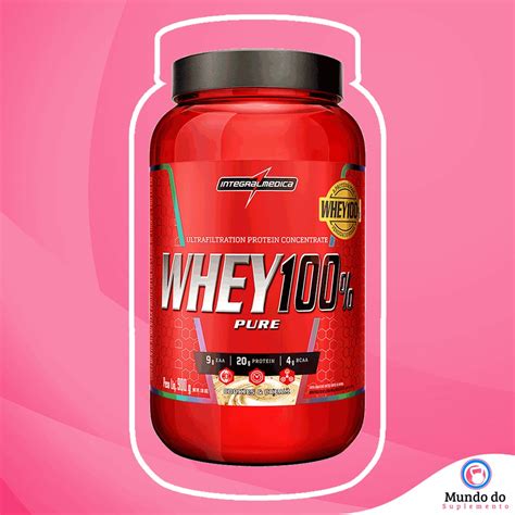 Pote Whey 100 Pure 900g Todos Os Sabores Integralmedica Shopee