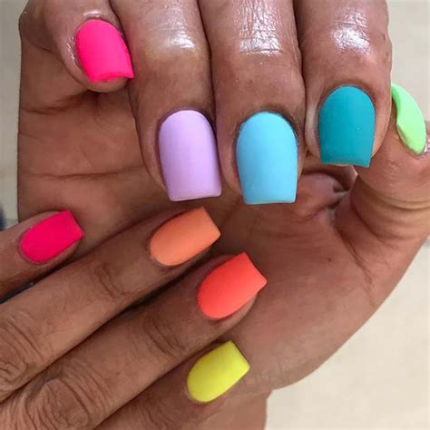 43 Pretty Ways To Wear Rainbow Nails This Summer Stayglam