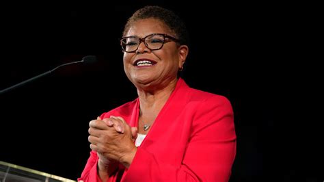 Democrat Karen Bass Makes History As First Female Mayor Of Los Angeles