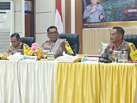 Kejahatan Di Gorontalo Meningkat Selama 2023 Tembus 2 704 Kasus
