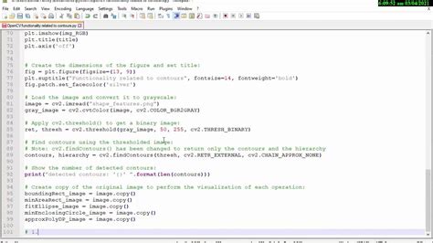 【python opencv】opencv functionality related to contours contour