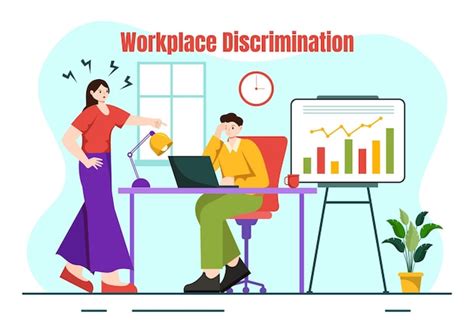Premium Vector Workplace Discrimination Vector Design Illustration Of