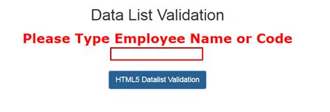 html5 datalist validation datalist validation datalist